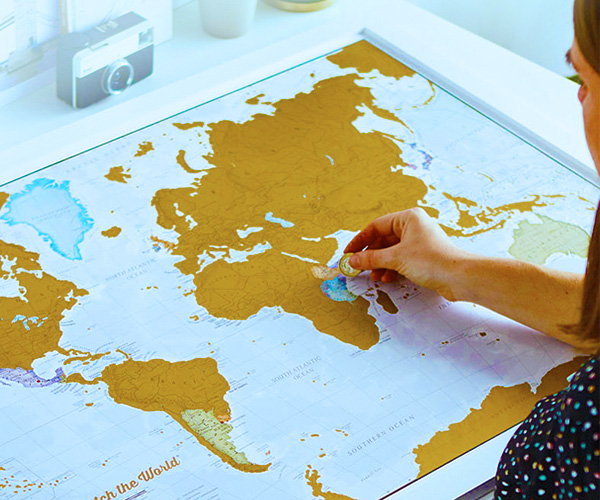 Scratch Off World Map